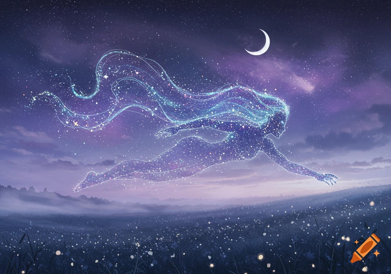 A flock of black swallow silhouettes flying in a wing-like formation ...