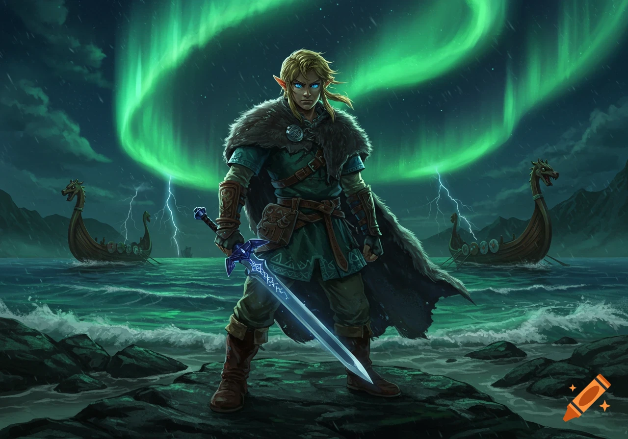 Link from The Legend of Zelda faces off against an Inkling from ...