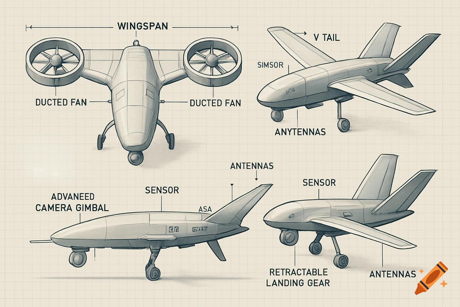 Components created on Craiyon