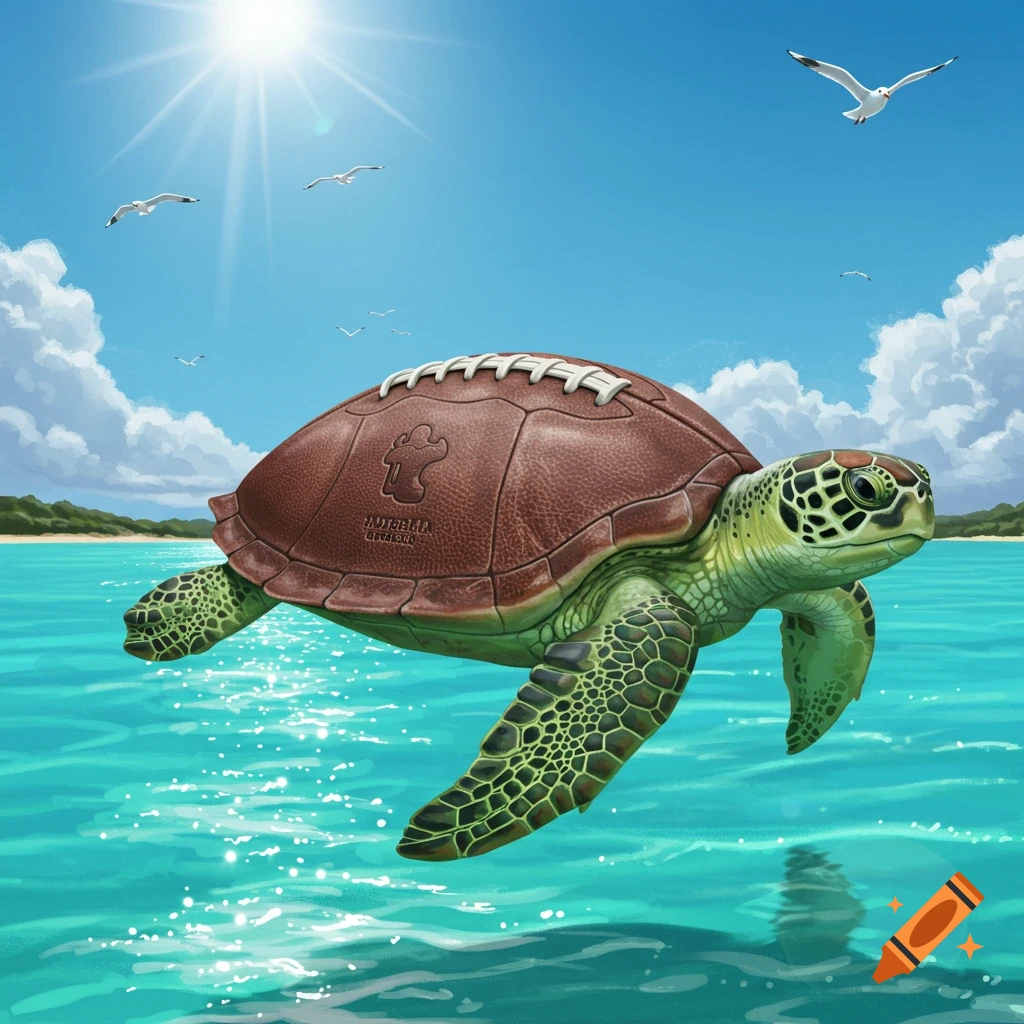 Turtle+carrying+trophy created on Craiyon
