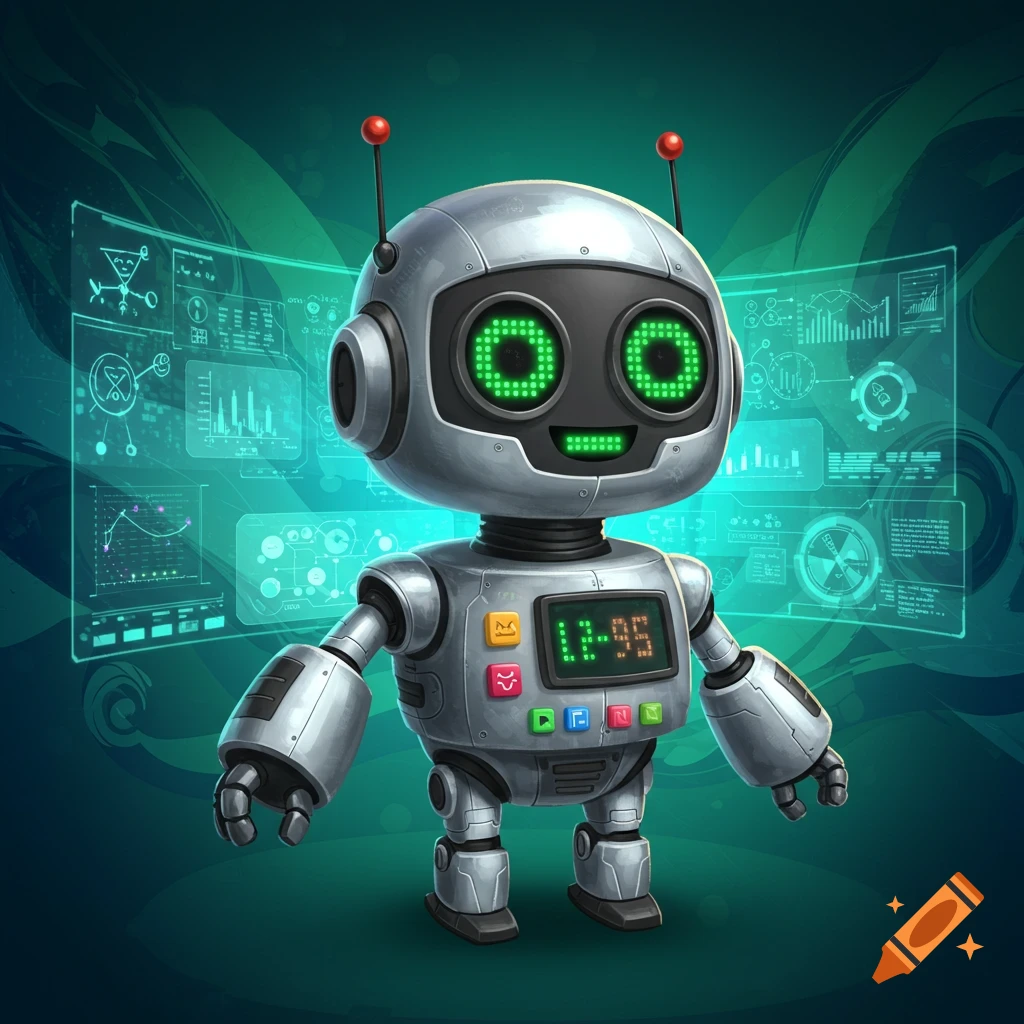 Create a Robot Game created on Craiyon