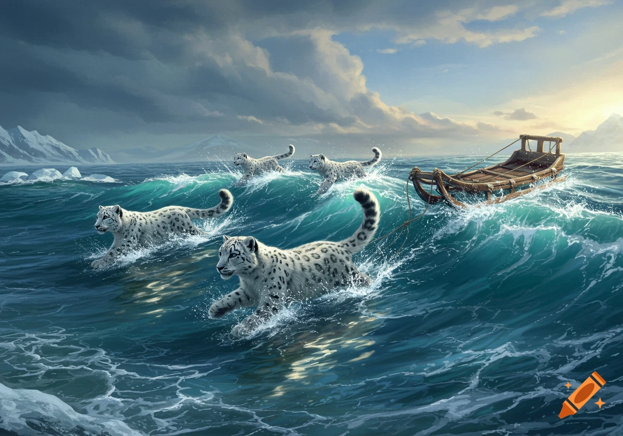 A man on a rustic boat throws a vintage TV into the blue ocean ...