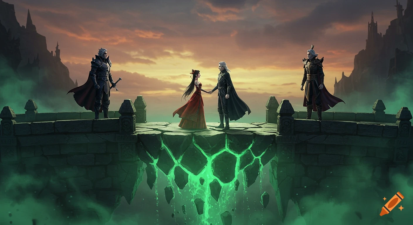 Black+clover+green+screen+characters created on Craiyon