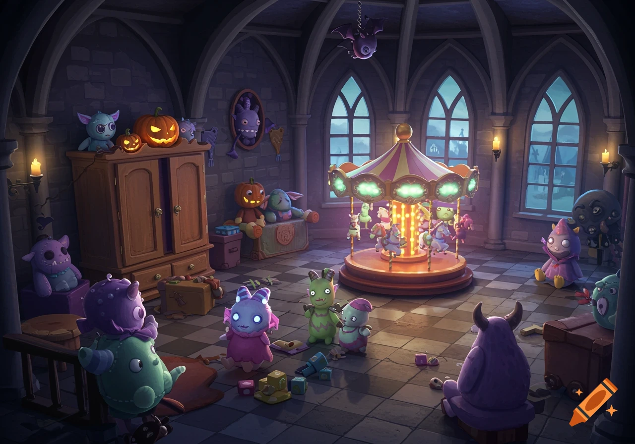 Purple spider-girl Muffet and white goat-monster Toriel from Undertale ...