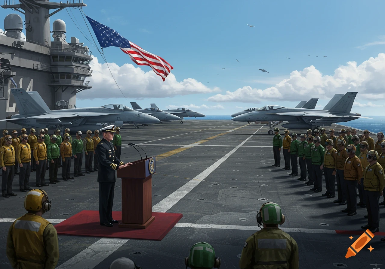 Four airline crew members in formal uniforms clapping under the wing of ...