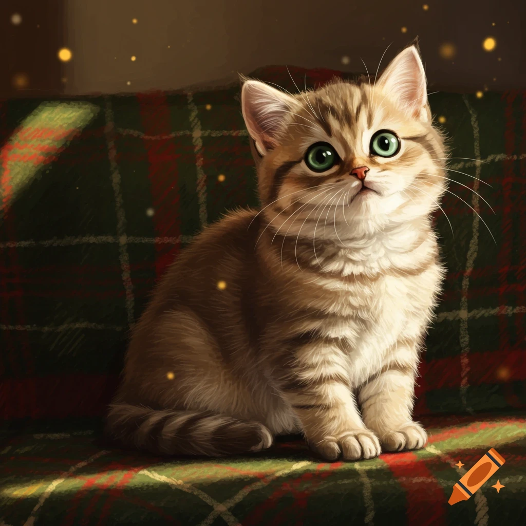 A simplistic cartoon shows a fallen Christmas tree, one cat wrapped in ...