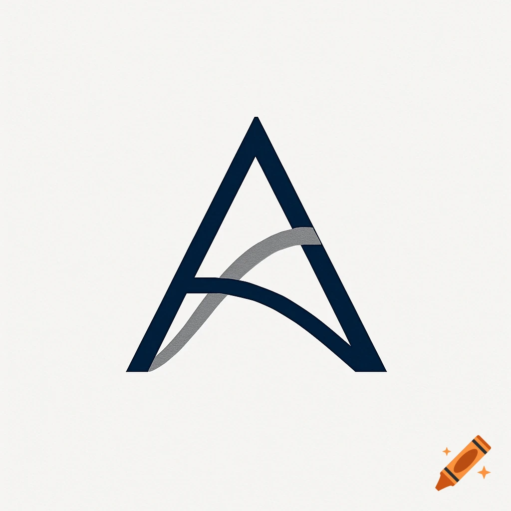 Abstract minimalistic logo design with letters S, N, T, I, X on Craiyon