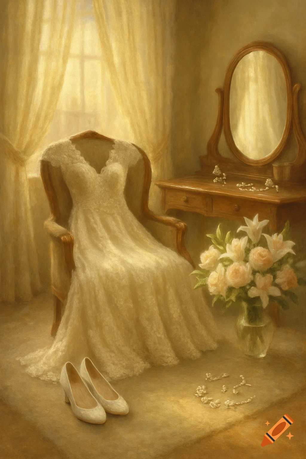 A shabby chic still life features a soft pink rose next to a vintage ...