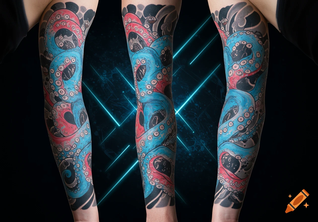 Plankton+tattoo created on Craiyon