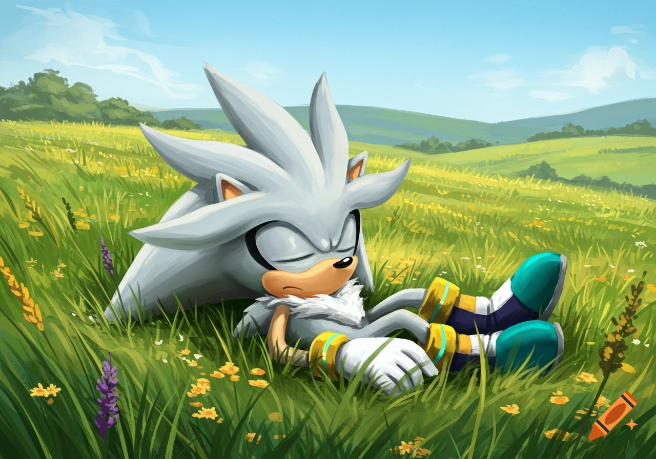 Sonic+and+lunar+grey created on Craiyon