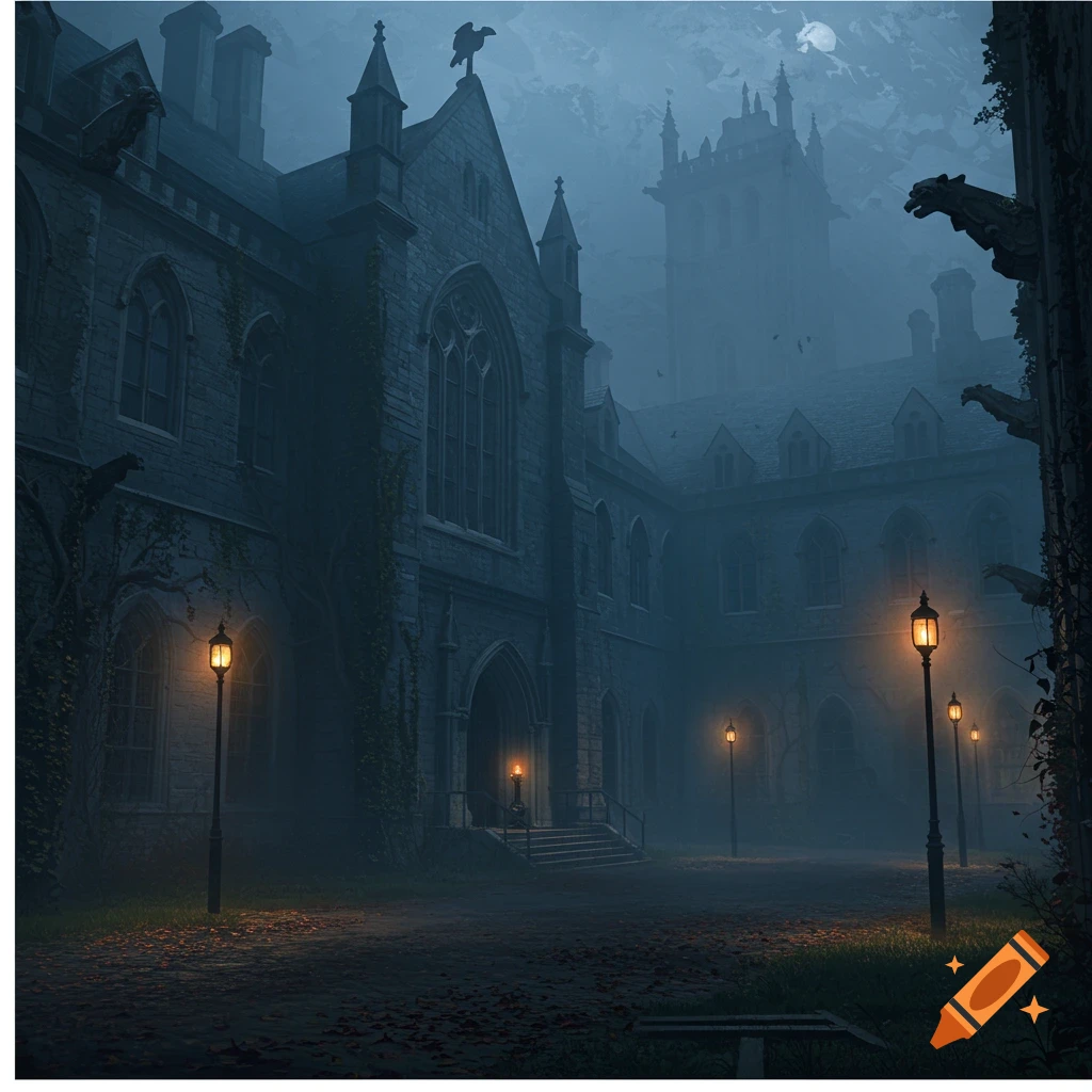 Steampunk medieval city prison in a rainy night on Craiyon