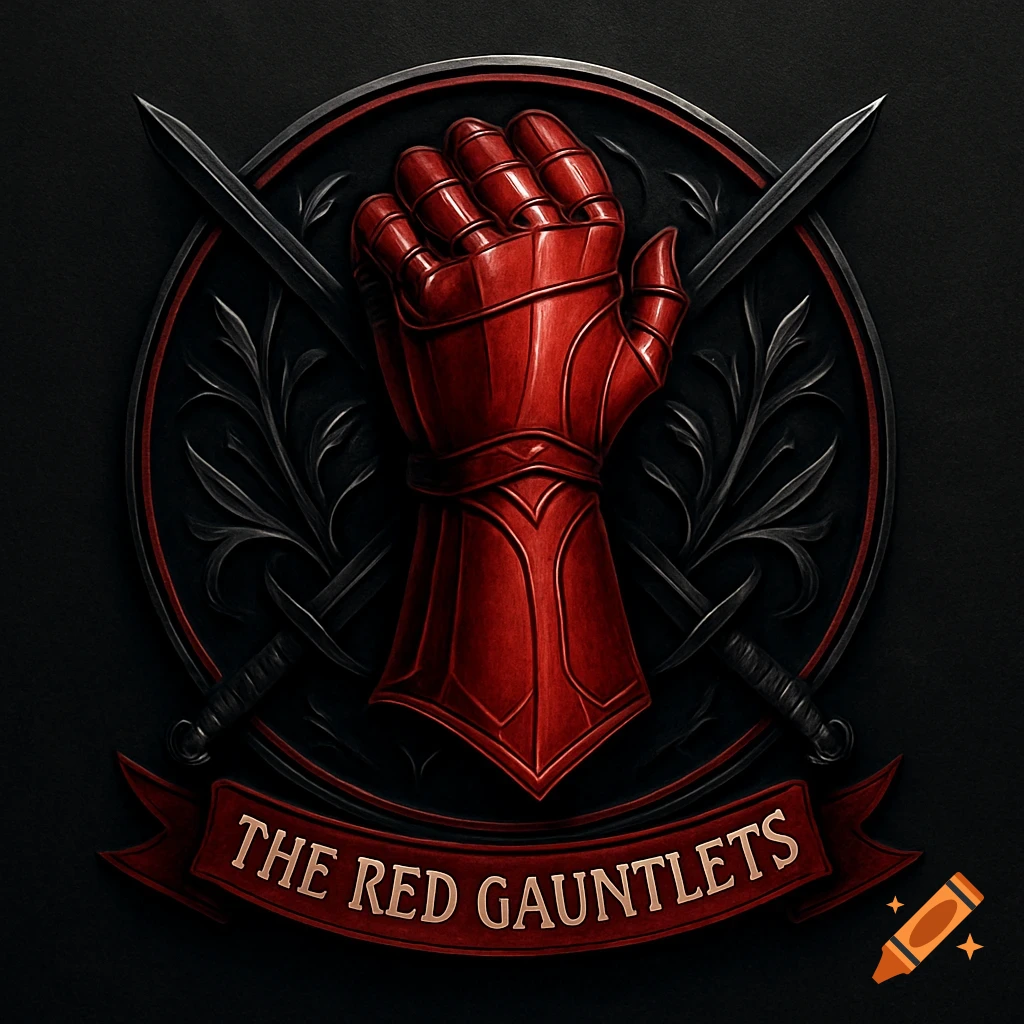 A ripped pink weightlifting belt with two crossed swords in front ...