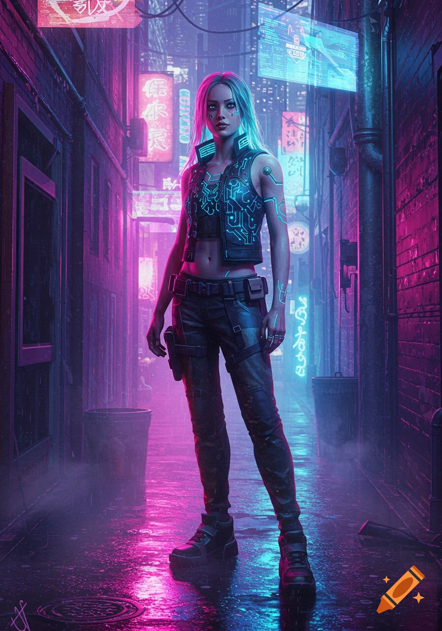 Bilmuri+cyberpunk created on Craiyon