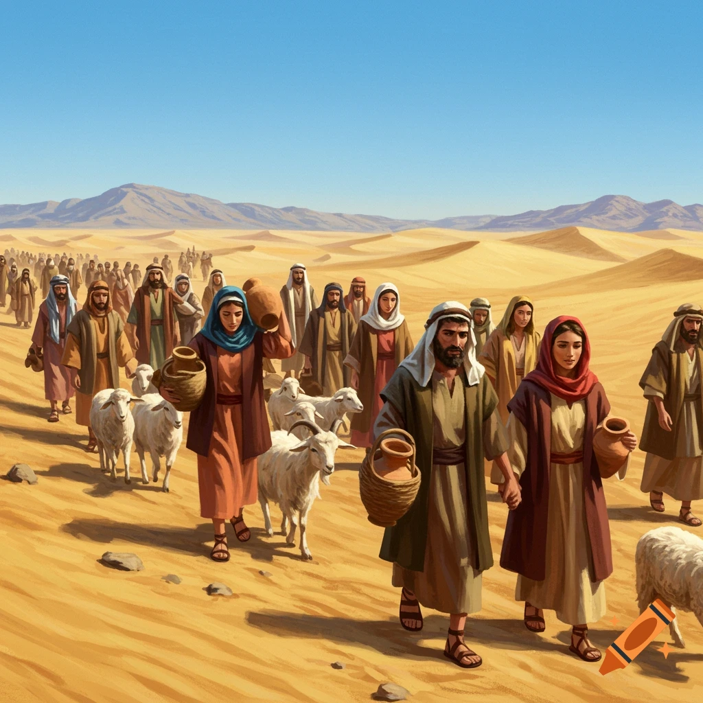 Nativity scene with Mary, Joseph, and Baby Jesus in a manger ...