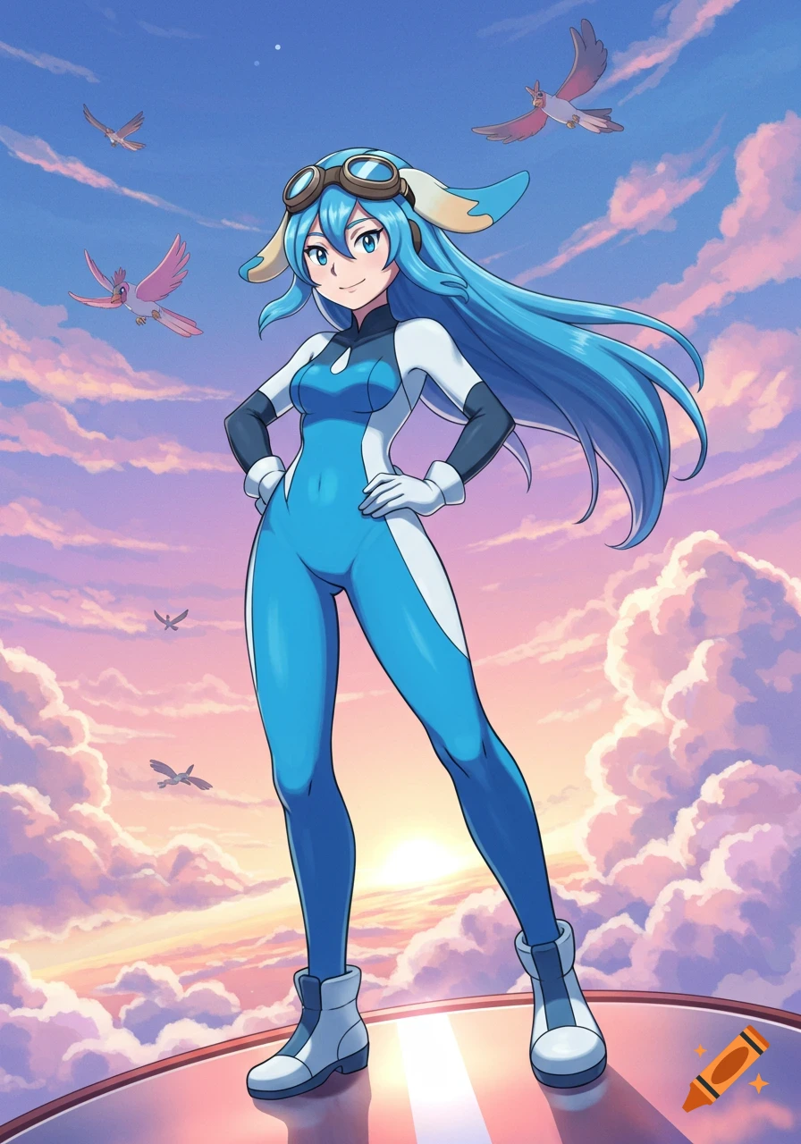 Mega Man sits under a tree on a grassy hill, looking up at Proto Man's ...