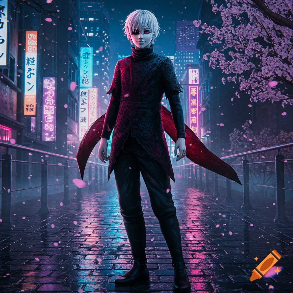 Papercraft+satoru+gojo created on Craiyon