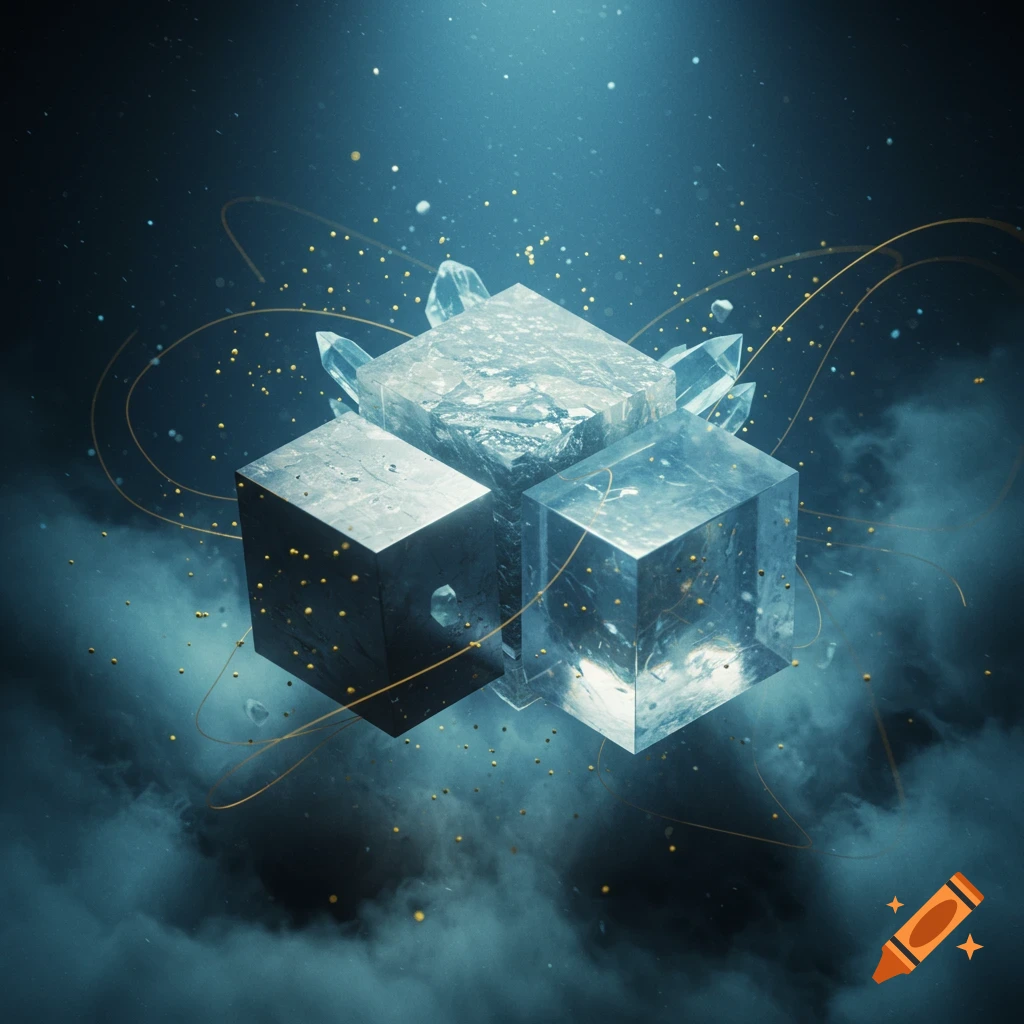 A number 4 textured with the Swedish flag and a blue rectangular object ...