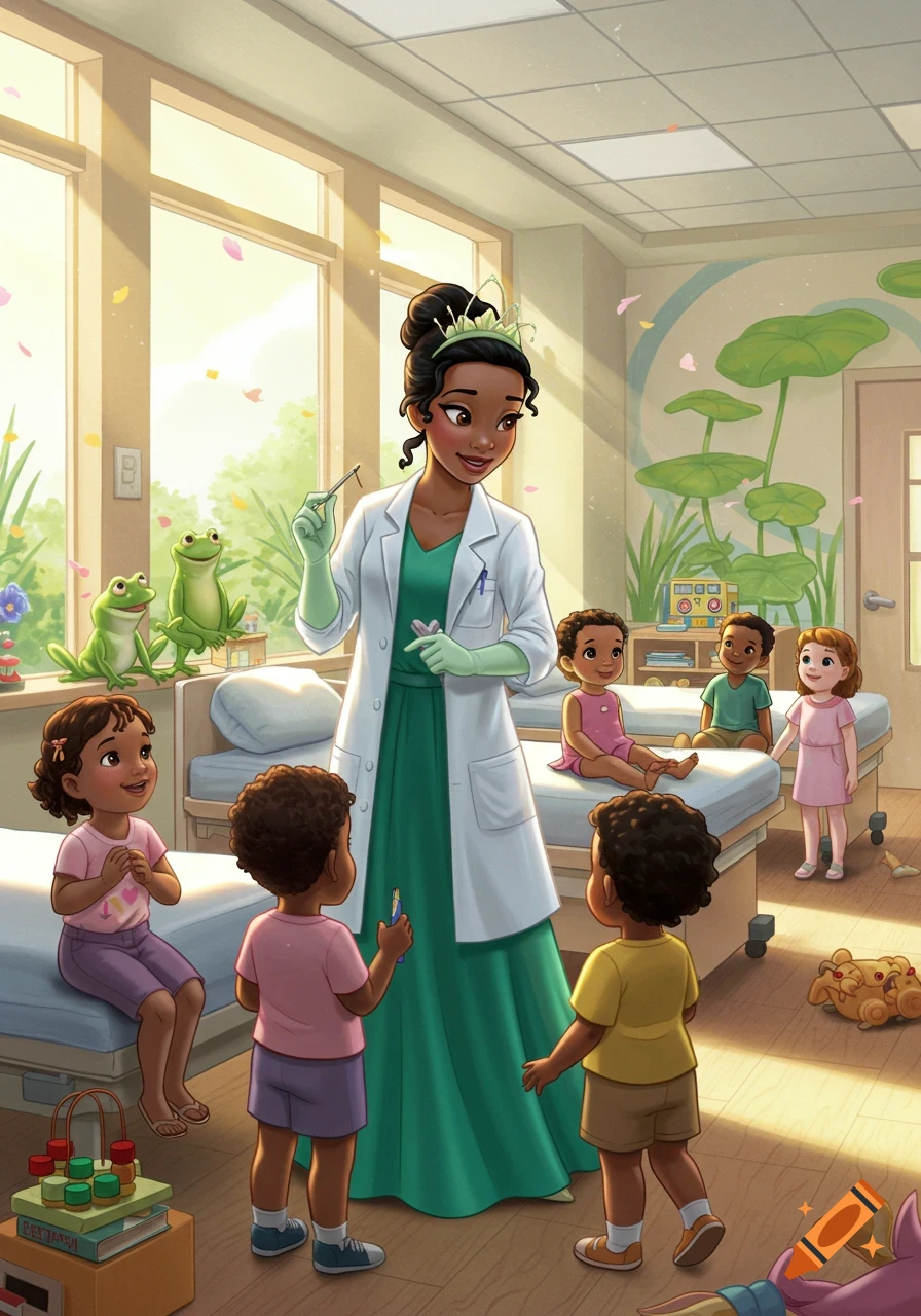 Nurse+border+clipart created on Craiyon