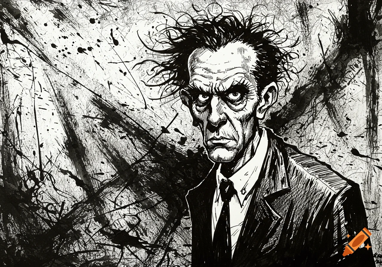 Frankenstein+desenho created on Craiyon