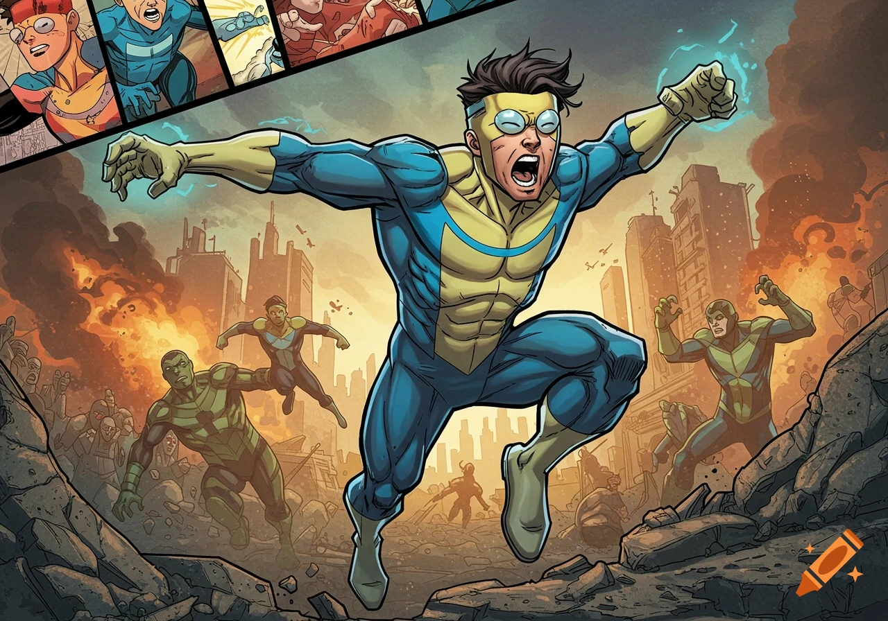 Comic Art Style created on Craiyon