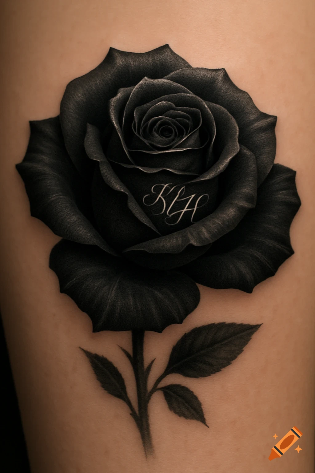 Fine line minimalist tattoo designs of hibiscus, rose, and honeysuckle ...