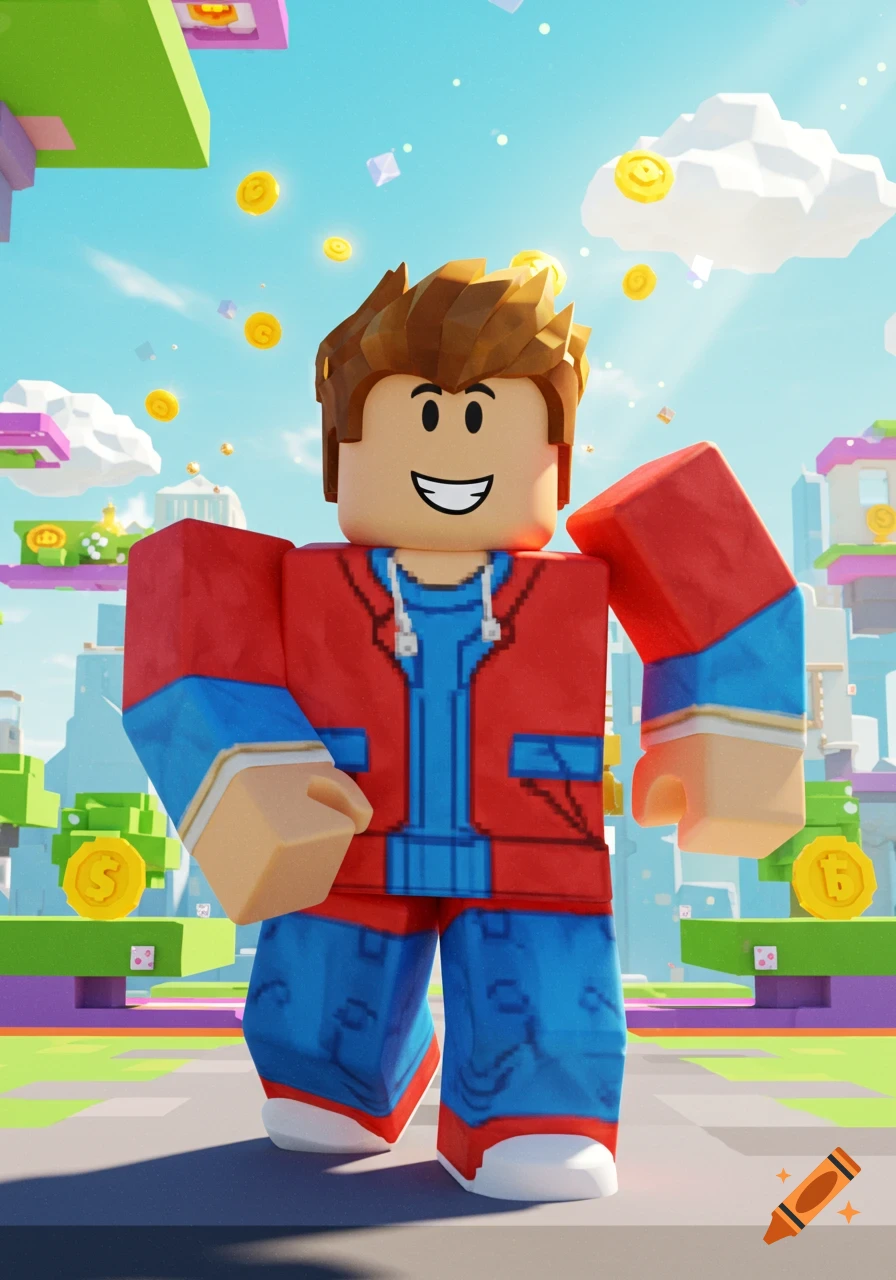 Roblox obby thumbnail on Craiyon