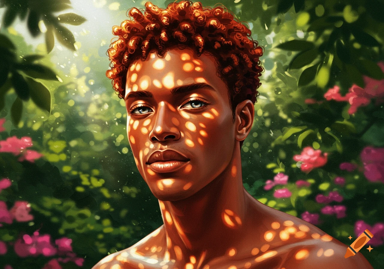 Afro Men Ai created on Craiyon