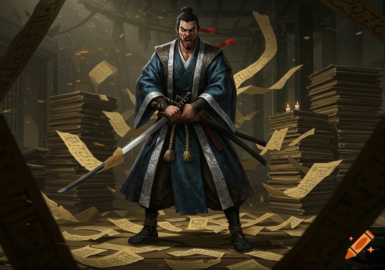Samurai+wallpapers created on Craiyon