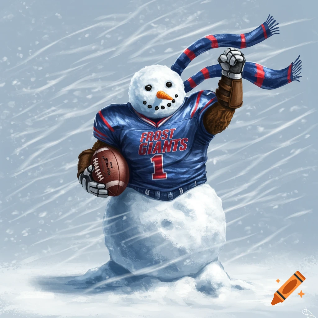 A sad, anthropomorphic football with legs and shoes sits dejectedly on ...