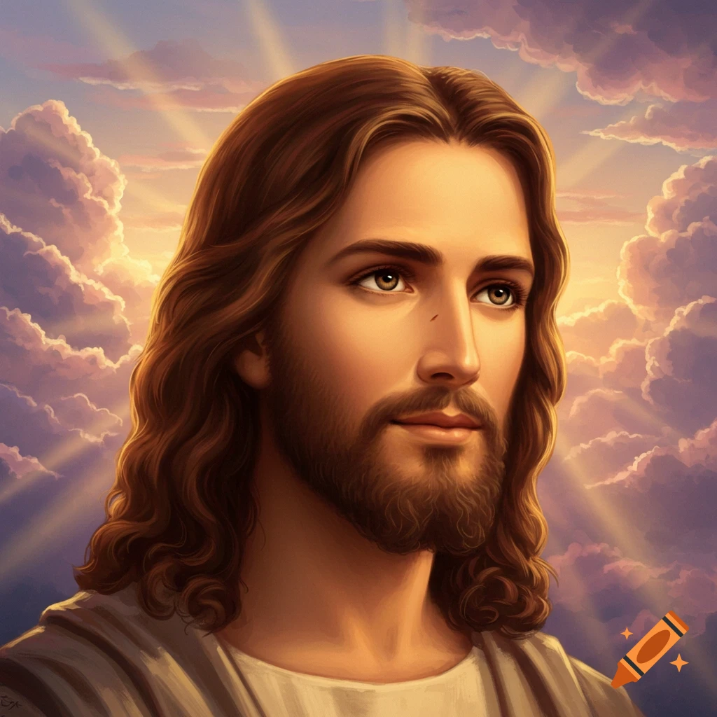 Giga Chad Jesus on Craiyon