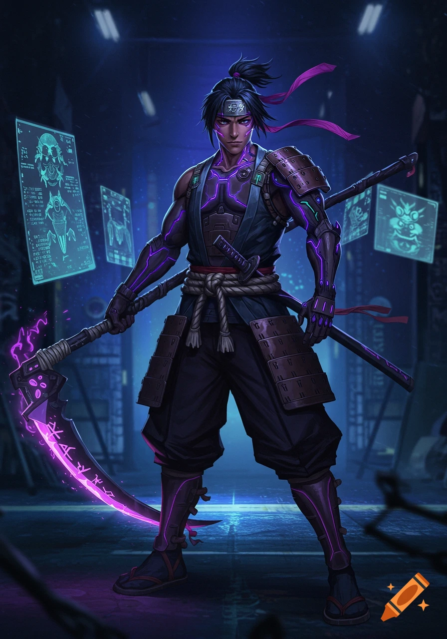 Samurai+photo created on Craiyon