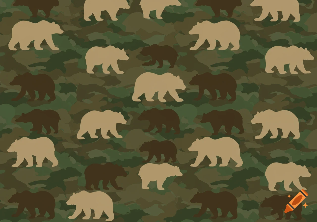 Woodland+camo+background created on Craiyon