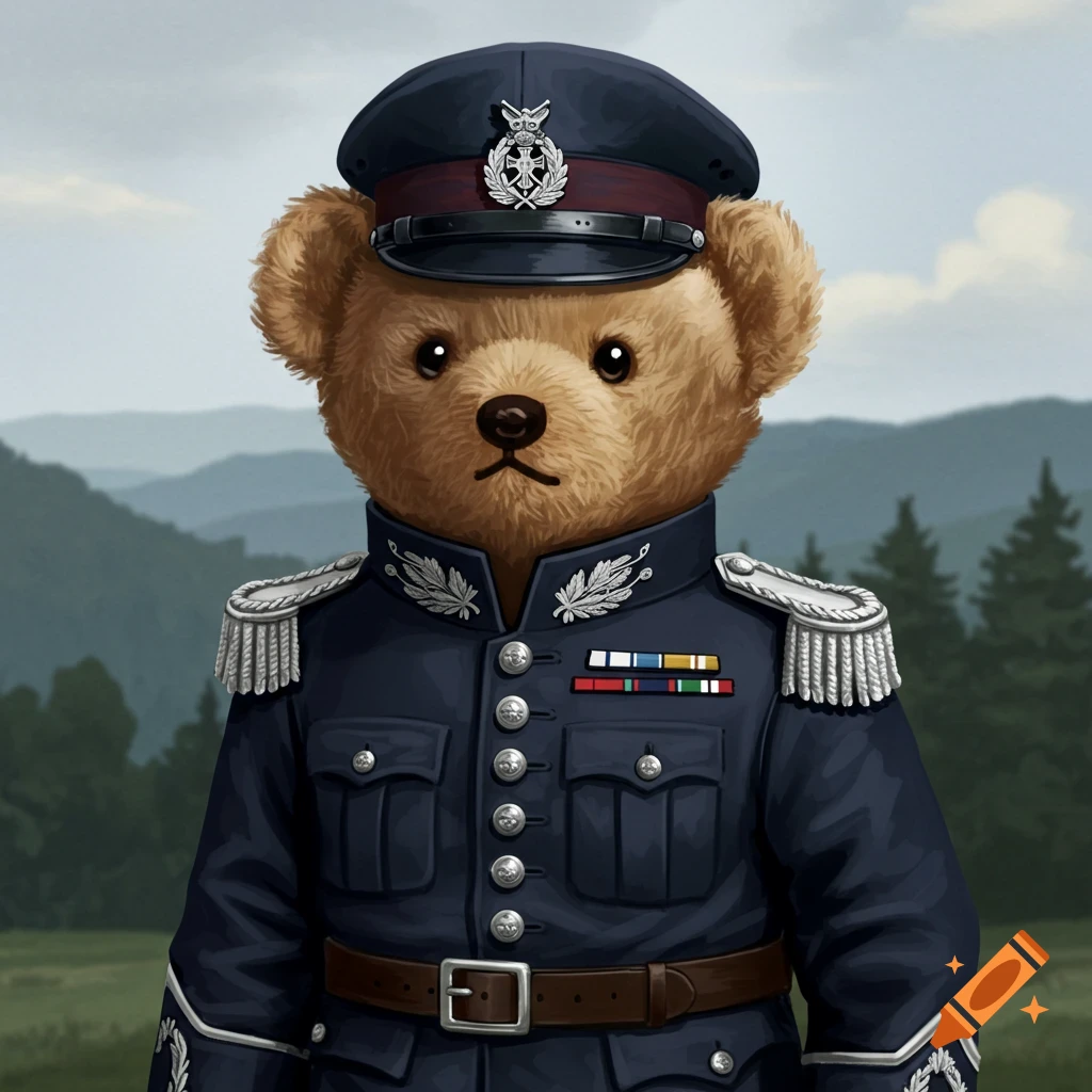 Muscular Smurf in riot police gear on Craiyon