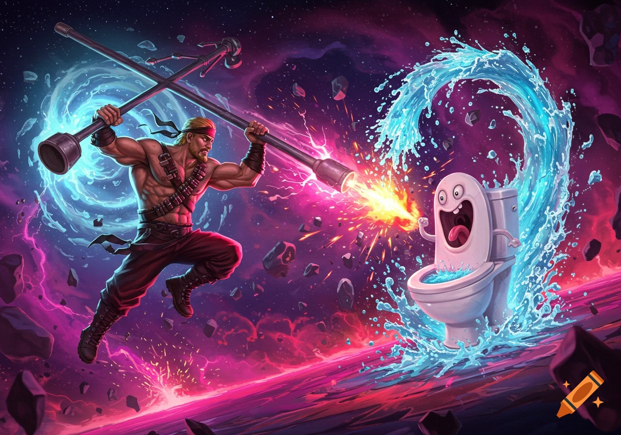 Multiple Roronoa Zoros stand in a moonlit, eerie lake with toxic green ...