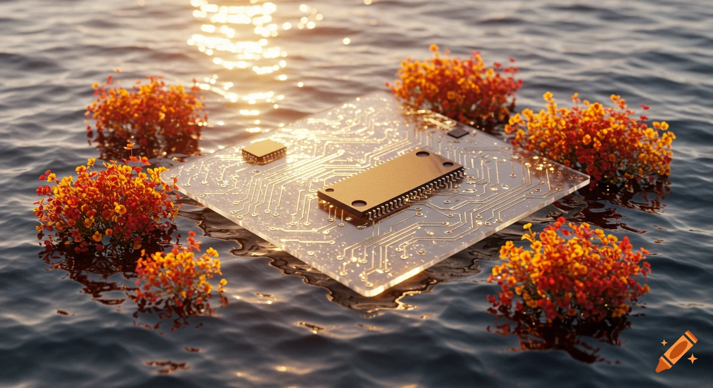 Couple embraces in a wooden rowboat on serene water at sunset, distant ...