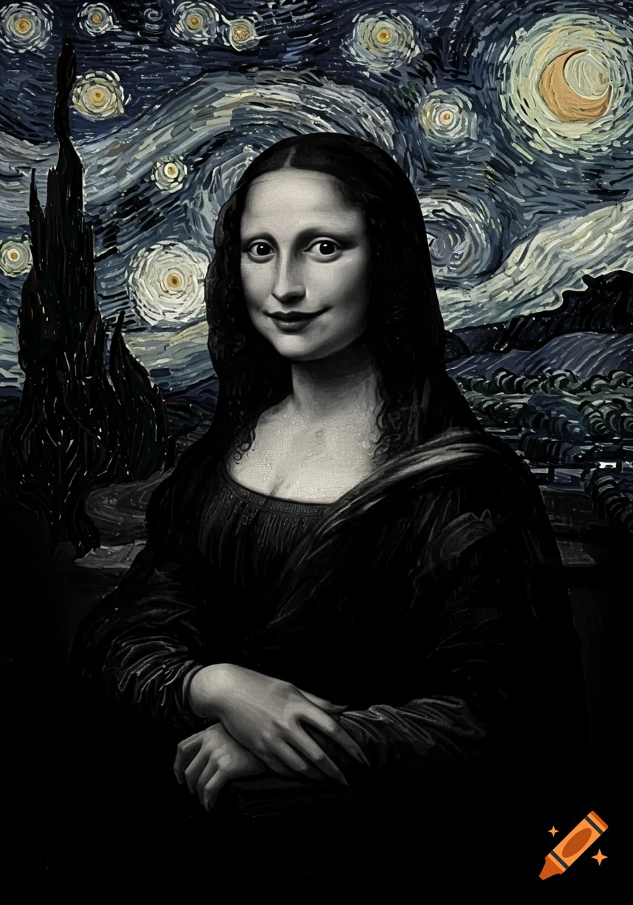 Renaissance-style painting of a blindfolded woman kneeling on cracked ...