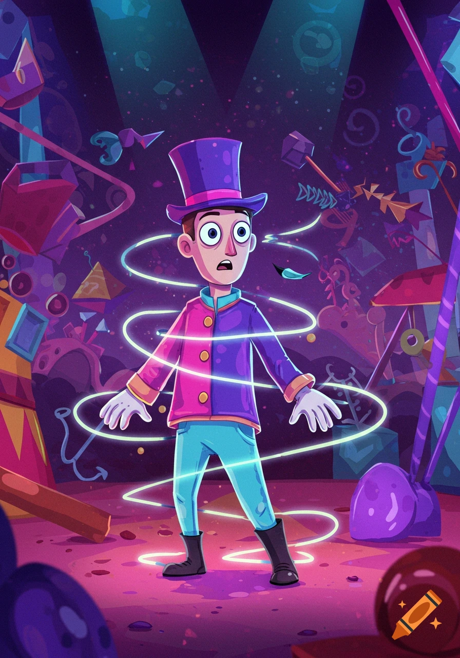 Gumball+cyberchase created on Craiyon