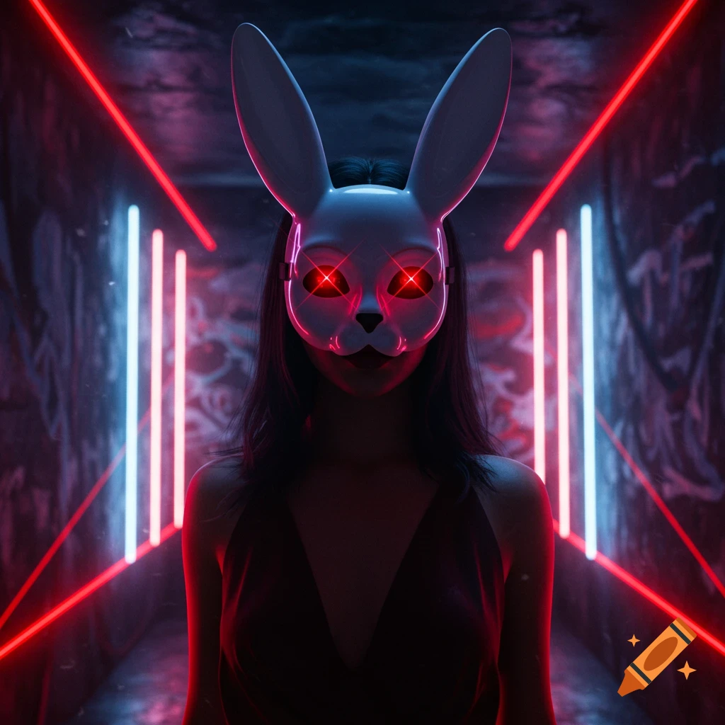 Brewster Apollo trippy anthropomorphic bunny on Craiyon