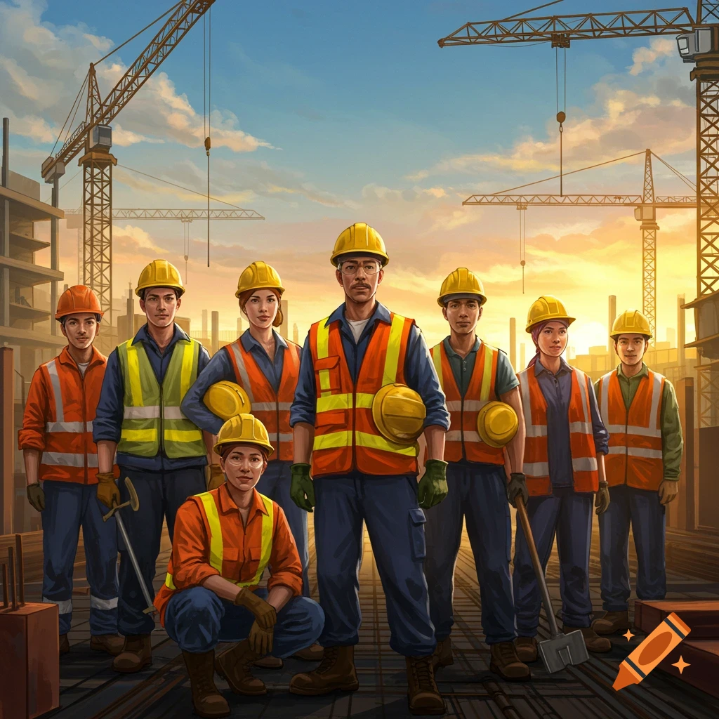 Community Workers created on Craiyon