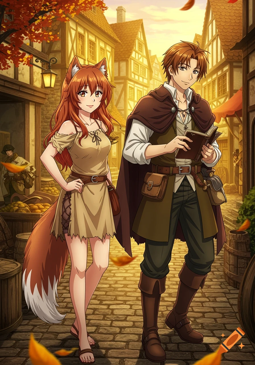 Anime art of a young male mage in a blue robe holding a staff ...