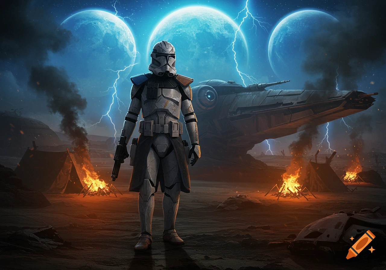 A detailed digital art portrait of a white Stormtrooper helmet from ...