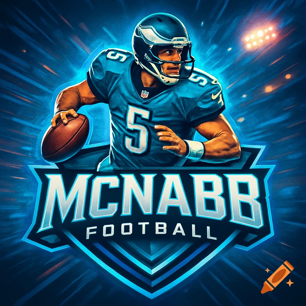 A metallic St. Louis Arch forms part of an NFL shield logo, set against ...