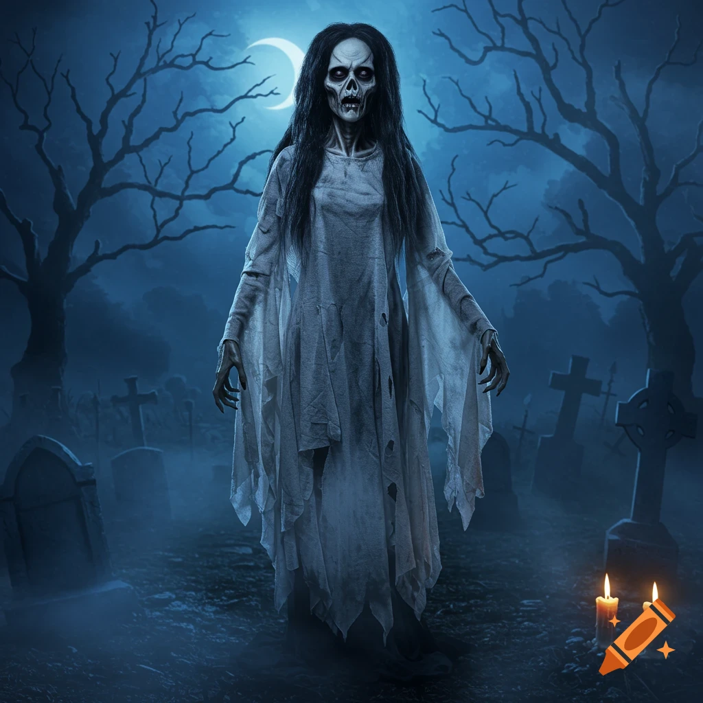 Girl+ghostface created on Craiyon