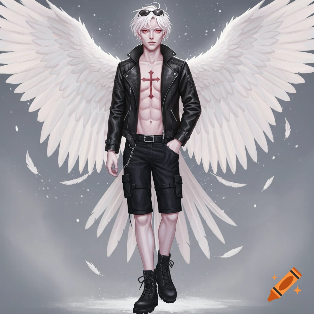 Papercraft+satoru+gojo created on Craiyon