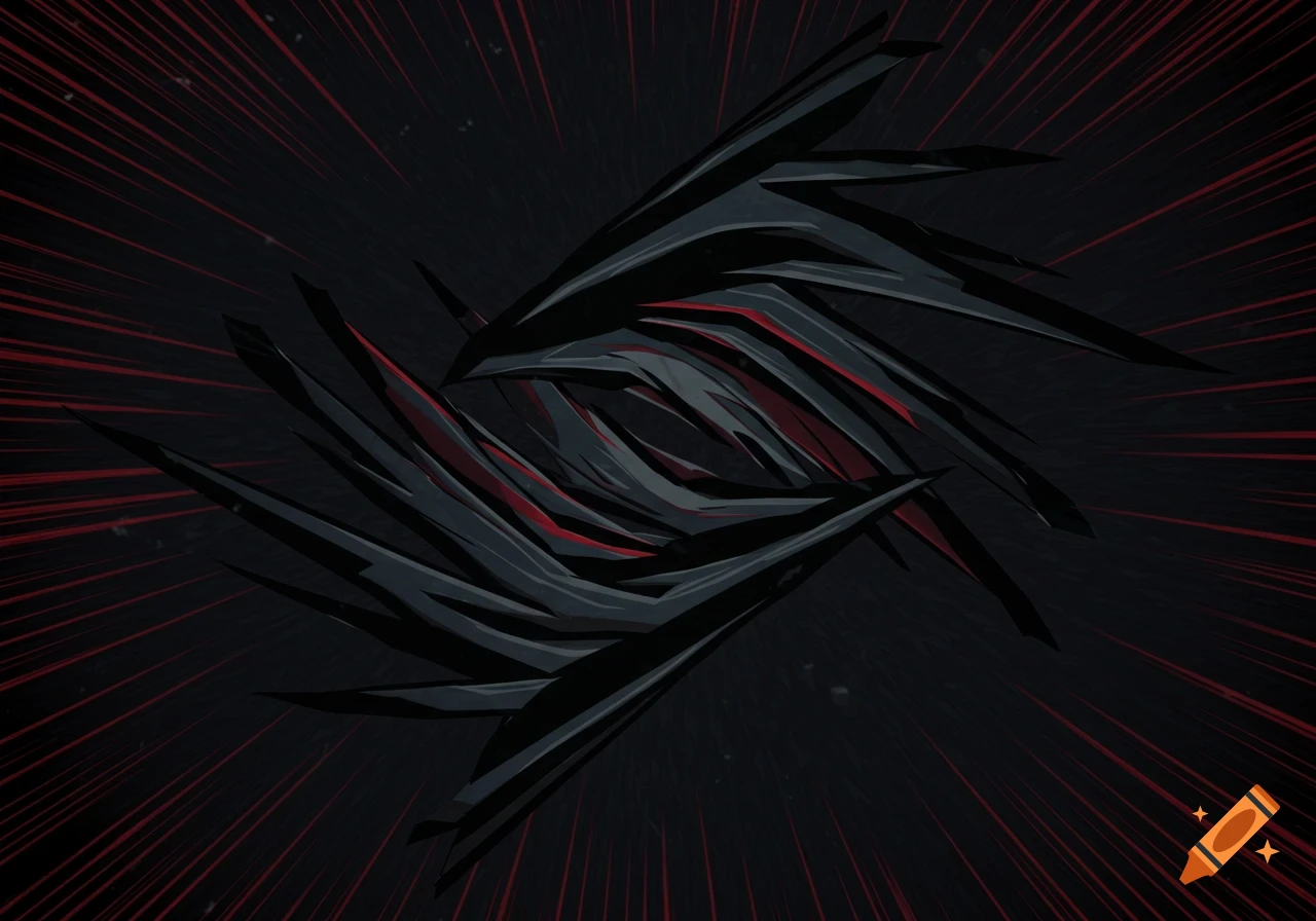 Stylized black and red webcam with a Twitch logo and glitch effects on ...