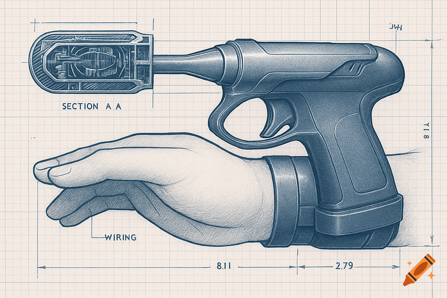 A 45+maker created on Craiyon