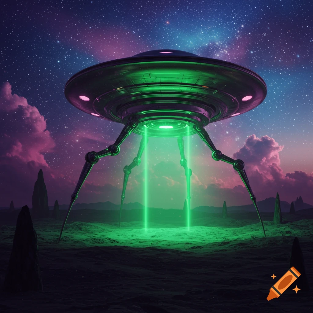 A futuristic glass dome greenhouse, filled with green plants, floats in ...