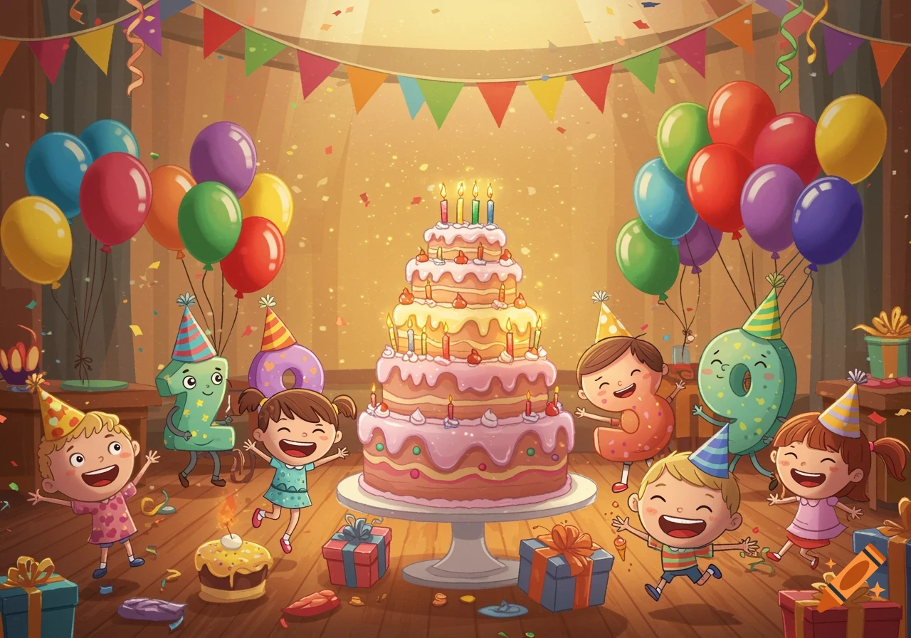 Anime+birthday+decorations created on Craiyon