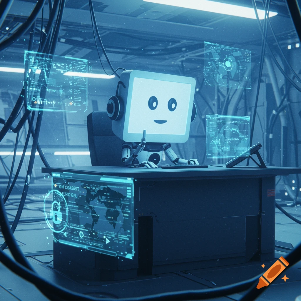 Stylized top-down view of a grey and green ceiling-mounted turret gun ...