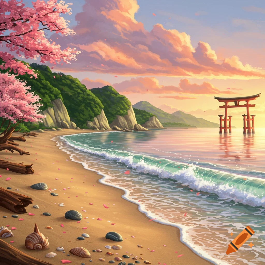 Landscape images created on Craiyon